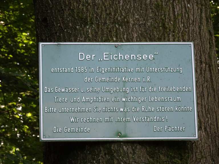Eichensee: Wanderungen und Rundwege | komoot