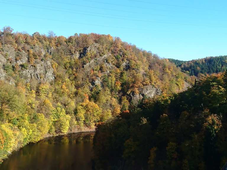 Staumauer Bleiloch-Talsperre: Wanderungen und Rundwege | komoot