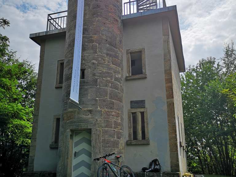 Schau-Dich-Um-Turm auf dem Patersberg: Mountainbike-Touren und -Trails ...