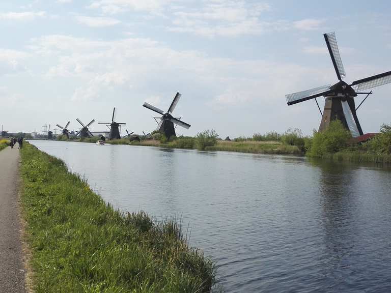 Windmills at Kinderdijk Cycle Routes and Map | Komoot