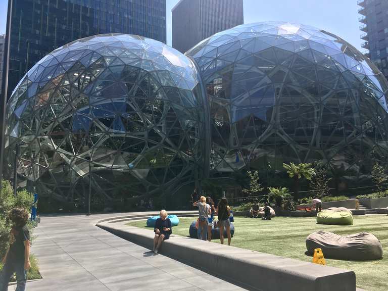 Amazon - The Spheres Routes for Walking and Hiking | Komoot
