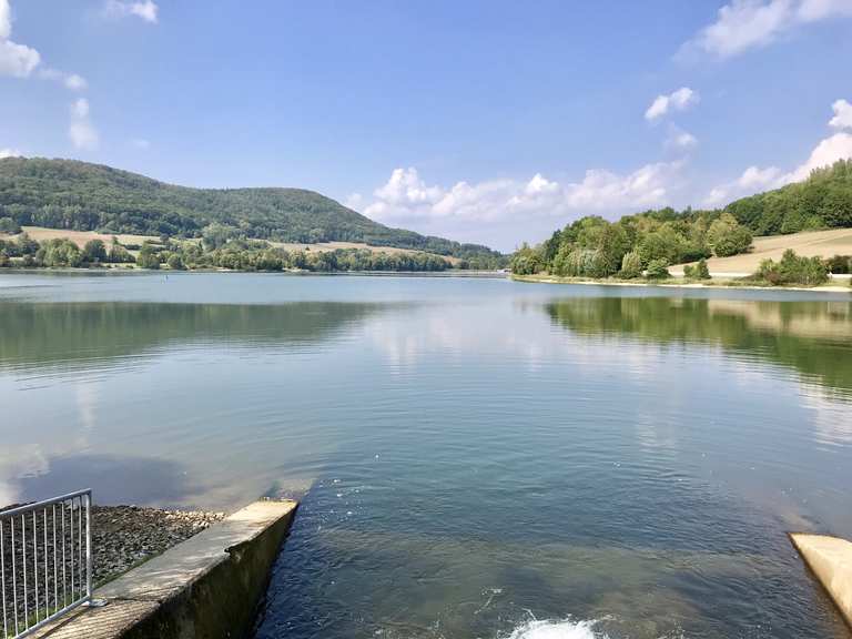 Von Happurg Stausee nach Café Seeterrassen am Happurger Stausee ...