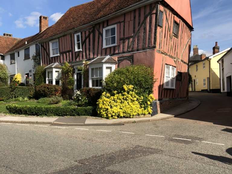 Lavenham, the historic village Road Cycle Routes and Map | Komoot
