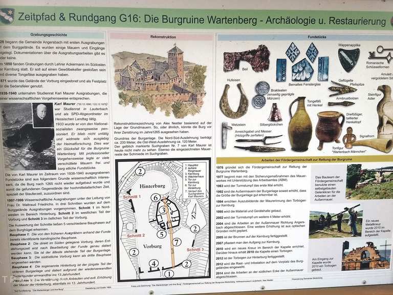 Blick zur Burgruine Wartenberg - Cycle Routes and Map | Komoot