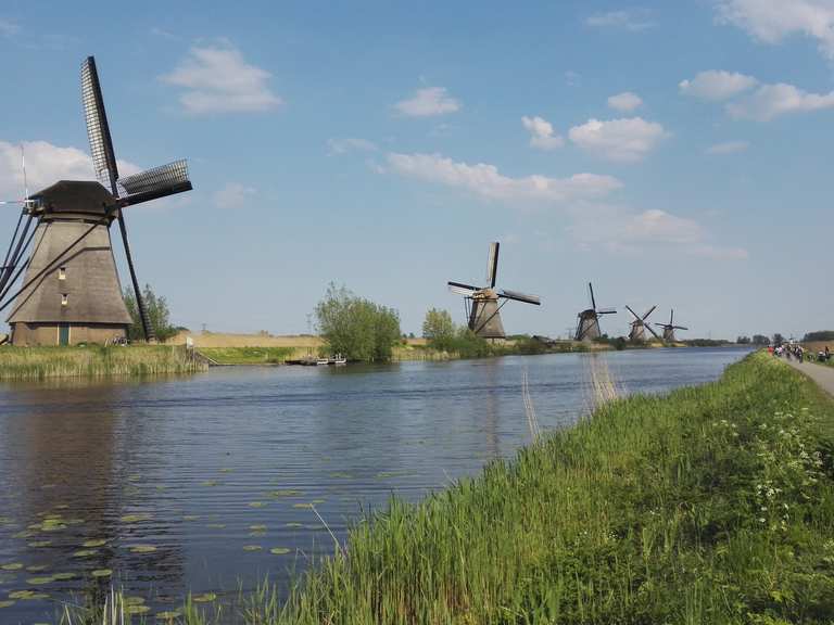 Windmills at Kinderdijk Cycle Routes and Map | Komoot