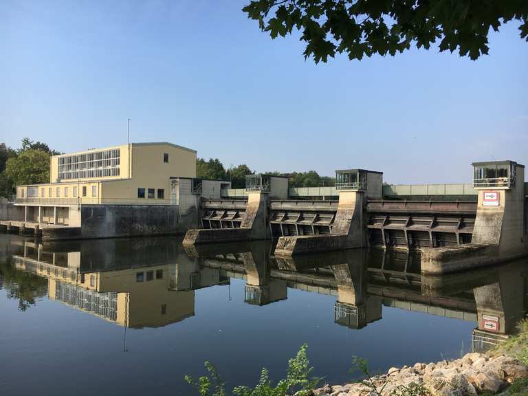 Laufwasserkraftwerk Oberelchingen: Wanderungen und Rundwege | komoot