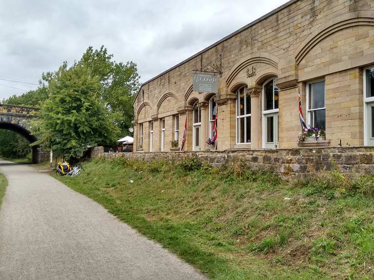 Hassop Station Café & Bike Hire on the Monsal Trail Road Cycle Routes ...