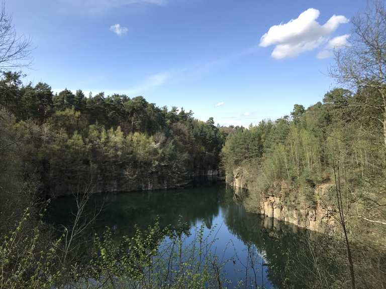 Vogelsberger See Brücke – Dietesheimer Steinbrüche Runde von Steinheim ...