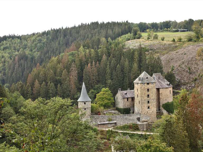 Belle vue sur le château de Reinhardstein: Wanderungen und Rundwege ...