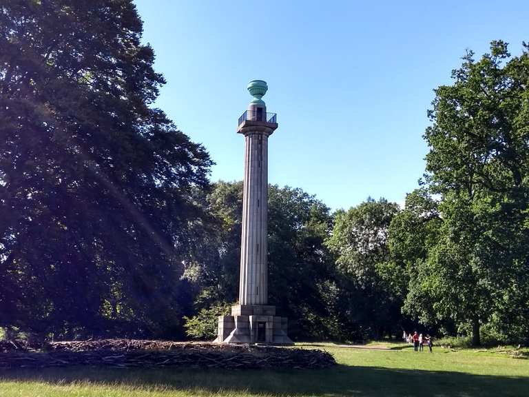 Bridgewater Monument at Ashridge Estate. Routes for Walking and Hiking ...
