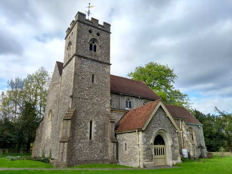 John Hampden Monument and Church of St Magdalene loop from Great ...