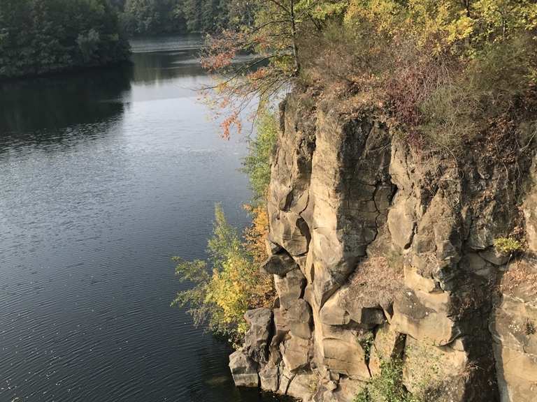 Vogelsberger See, Canyon-Brücke: Wanderungen und Rundwege | komoot