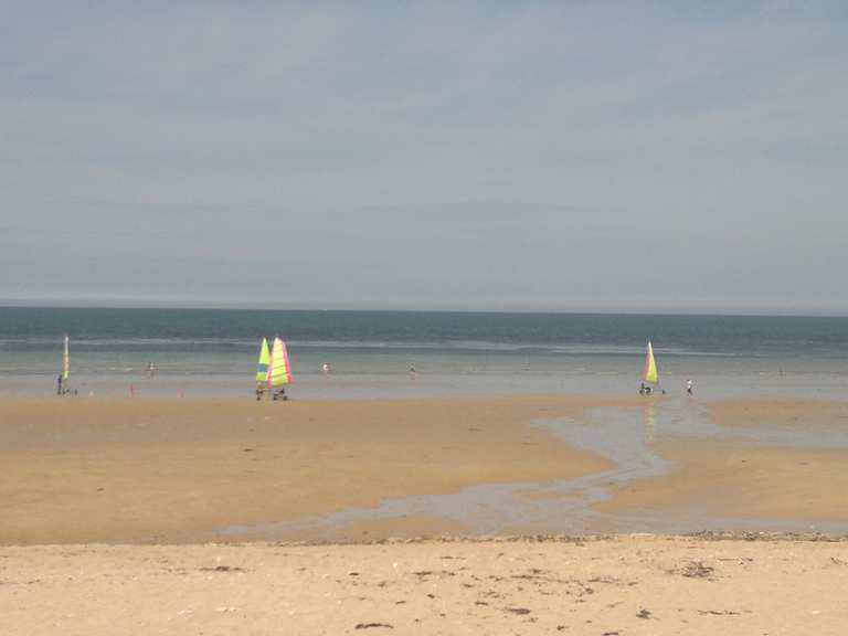 Riva-Bella: La plage de Ouistreham - Cycle Routes and Map | Komoot