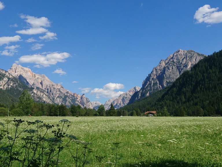 Beach-Radtour durch den Naturpark Fanes-Sennes-Prags von St. Vigil nach ...