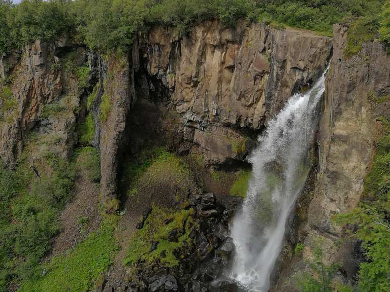 Magnúsarfoss: Wanderungen und Rundwege | komoot