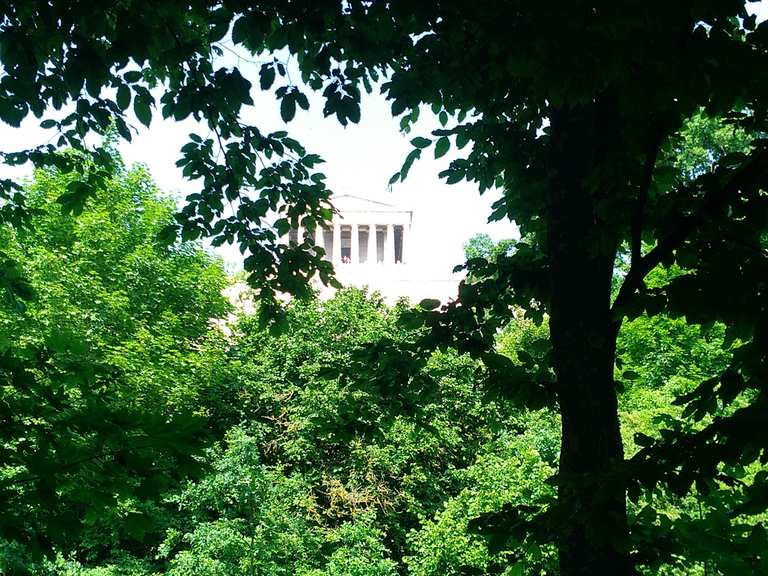 Blick auf die Walhalla - Cycle Routes and Map | Komoot