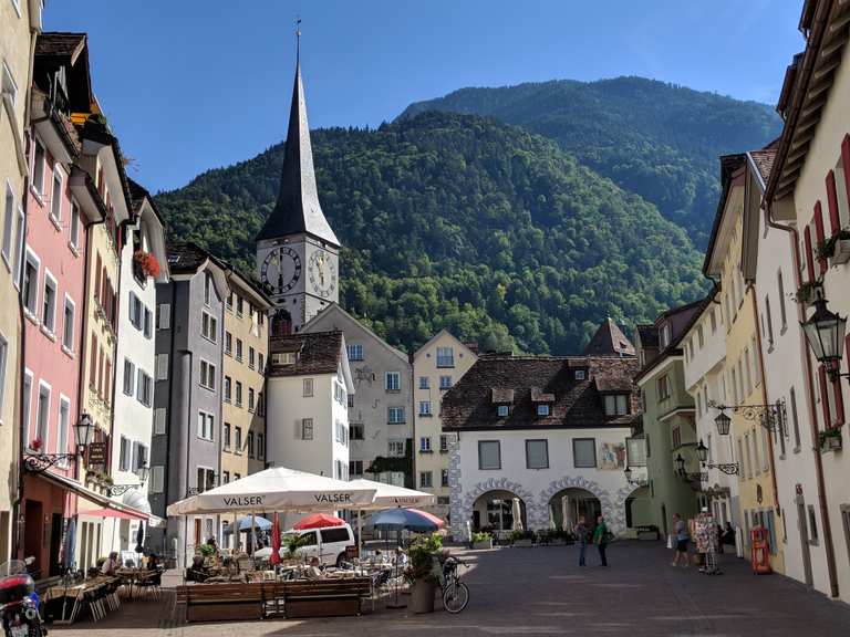 Altstadt und Kirche in Chur: Rennradfahren und Rennradtouren | komoot