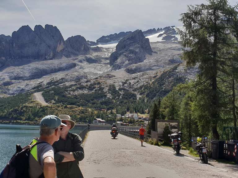 Passo Fedaia Road Cycle Routes and Map | Komoot