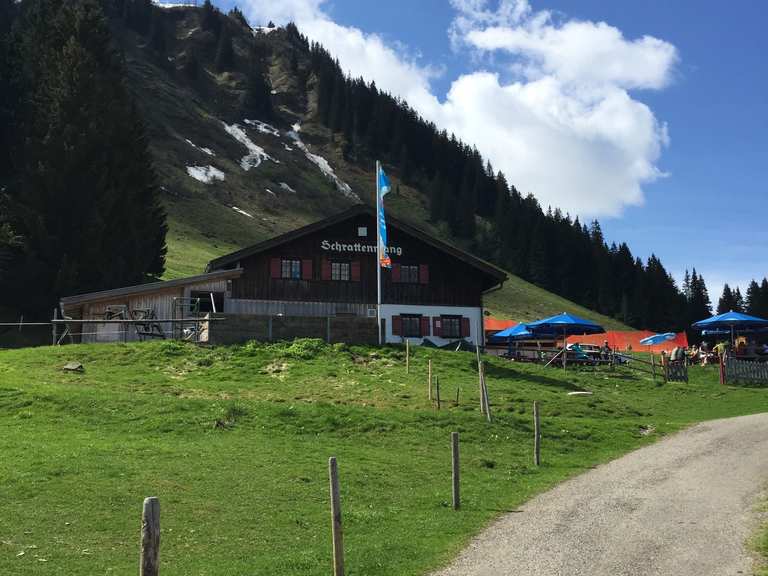 Rappenalptal – Weg zum Schrofenpass Runde von Oberstdorf | Mountainbike ...