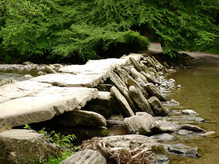 Tarr Steps clapper bridge Routes for Walking and Hiking | Komoot