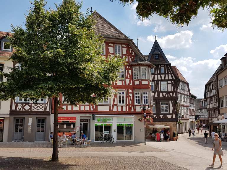 Altstadt Bensheim - Itinéraires vélo et carte | Komoot