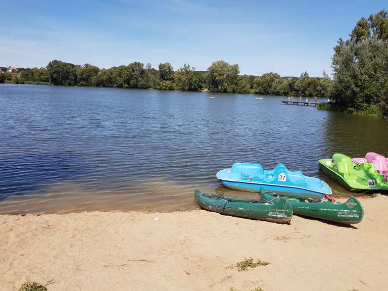 Baggersee Oberwallenstadt: Wanderungen und Rundwege | komoot