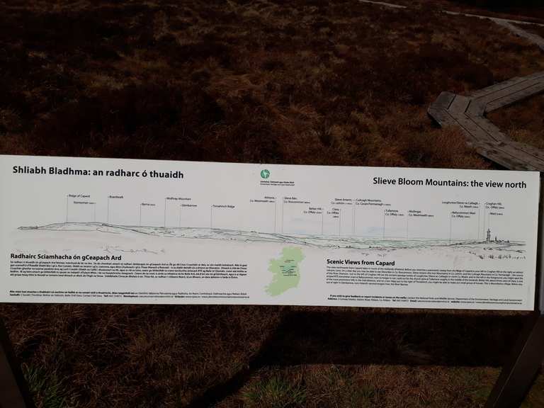 Views across Slieve Bloom Mountain Range Routes for Walking and Hiking ...