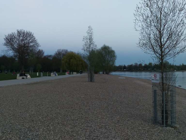 Strandbad Mannheim: Wanderungen und Rundwege | komoot