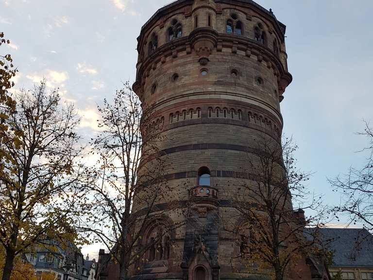 Wasserturm (Worms): Wanderungen und Rundwege | komoot