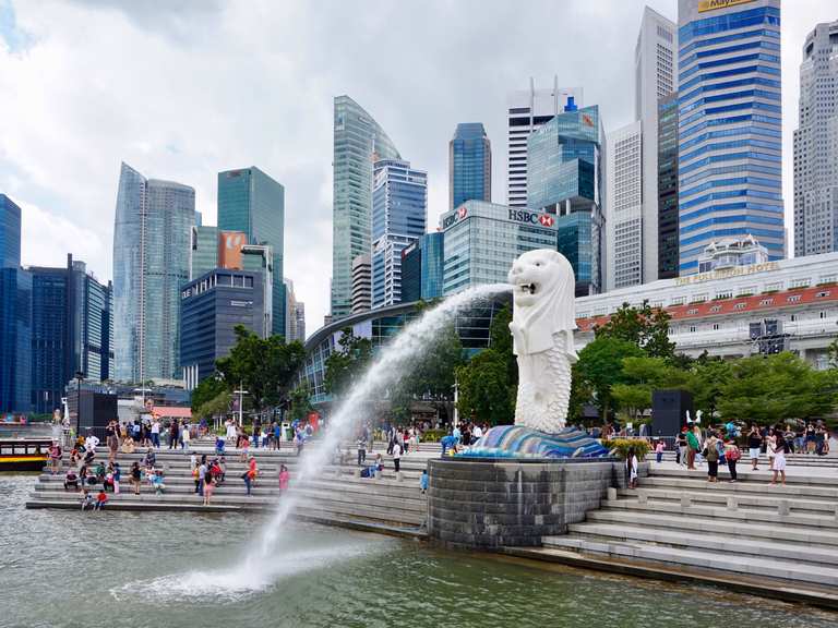 Merlion Statue Routes for Walking and Hiking | Komoot