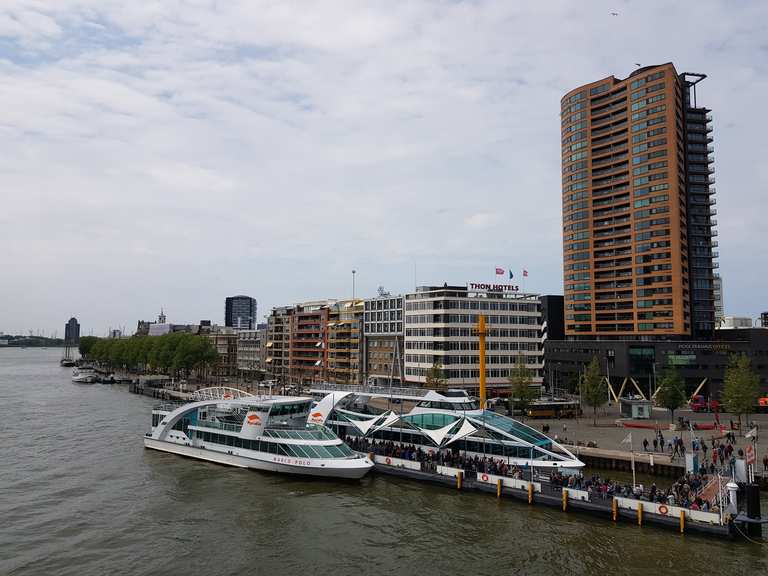 Erasmusbrug - Cycle Routes and Map | Komoot