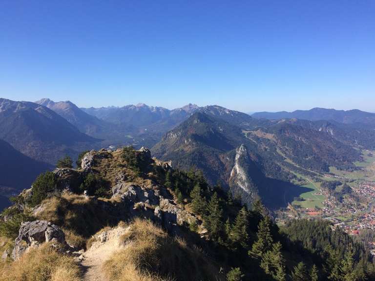 Schartenkopf (1.636 Meter) – Bergstation Laber Loop from Oberammergau ...