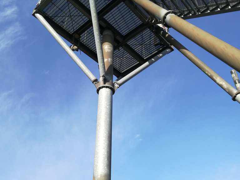 Aussichtsplattform „Himmelstreppe“ auf der Millicher Halde: Wanderungen ...