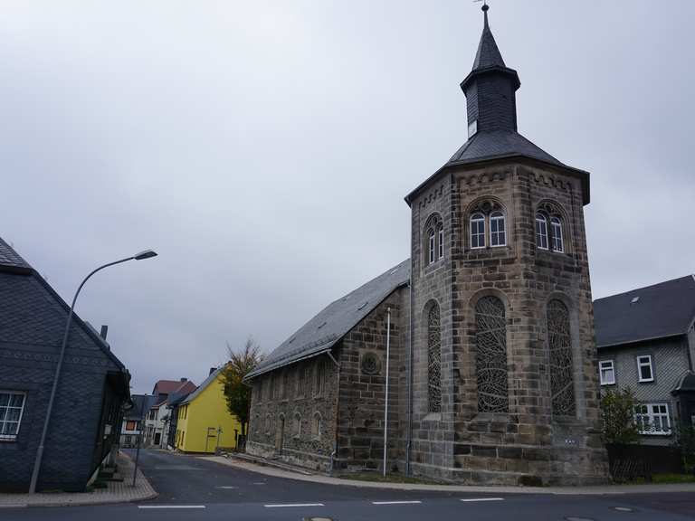 Von Neustadt am Rennsteig zur Talsperre Schönbrunn und zum ...