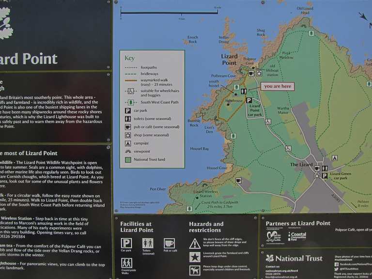 Lizard Point Routes for Walking and Hiking | Komoot