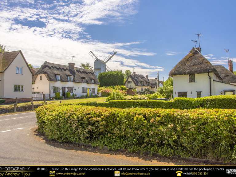 Finchingfield Village Green Road Cycle Routes and Map | Komoot