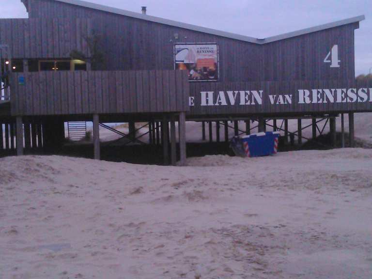 Vue de la plage de Renesse wandelroutes en hikes | Komoot