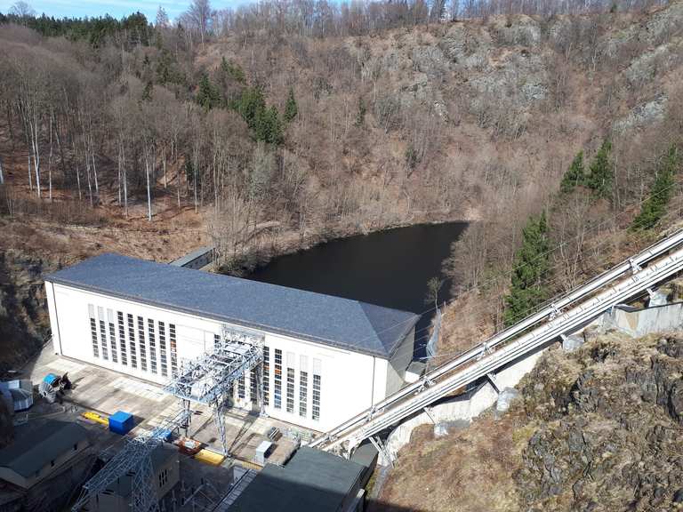 Staumauer Bleiloch-Talsperre: Wanderungen und Rundwege | komoot
