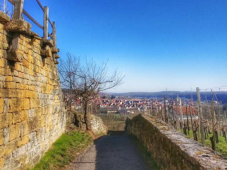 Innenstadt Marbach am Neckar – Schillerhöhe Marbach Runde von ...