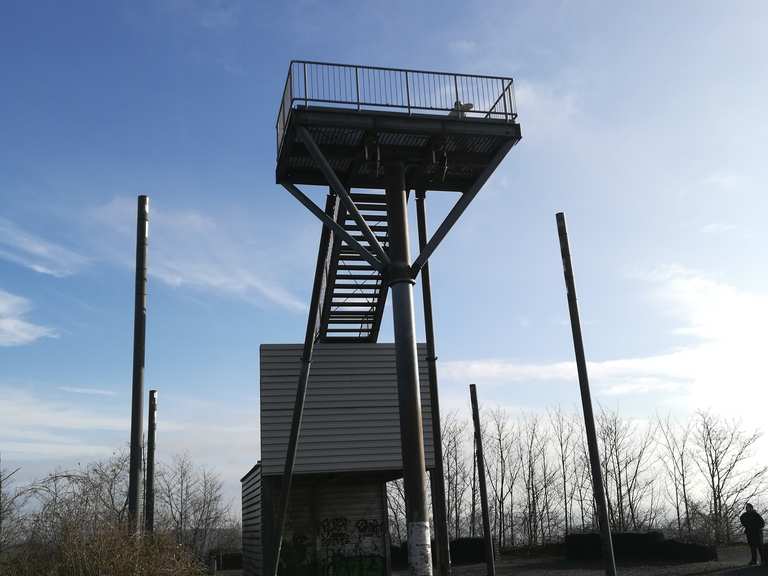 Aussichtsplattform „Himmelstreppe“ auf der Millicher Halde: Wanderungen ...