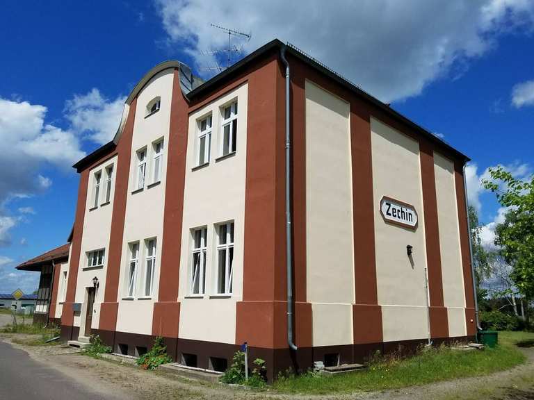 Ehem. Bahnhofsgebäude Zechin : Radtouren und Radwege | komoot