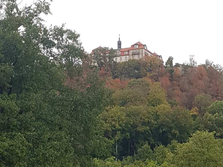 Blick auf Schloss Bieberstein : Radtouren und Radwege | komoot