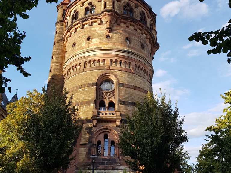 Wasserturm (Worms): Wanderungen und Rundwege | komoot