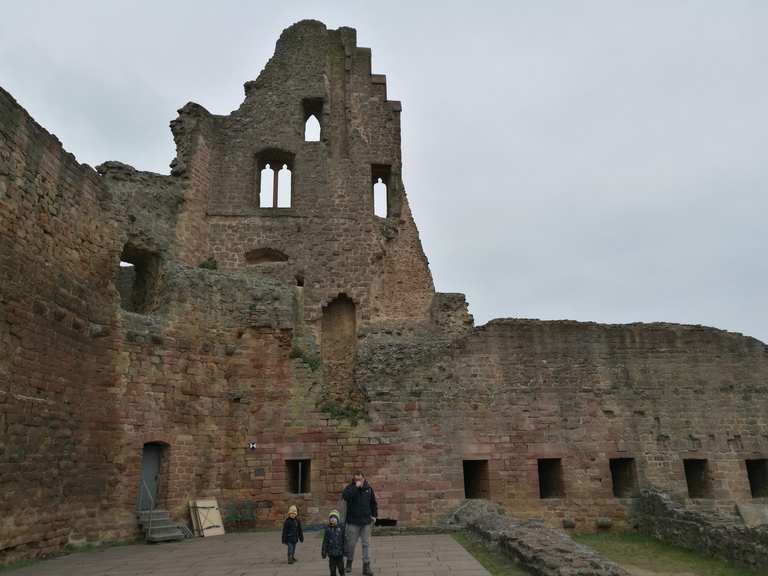 Burg Neuleiningen mit Museum im Burgturm Routes for Walking and Hiking ...