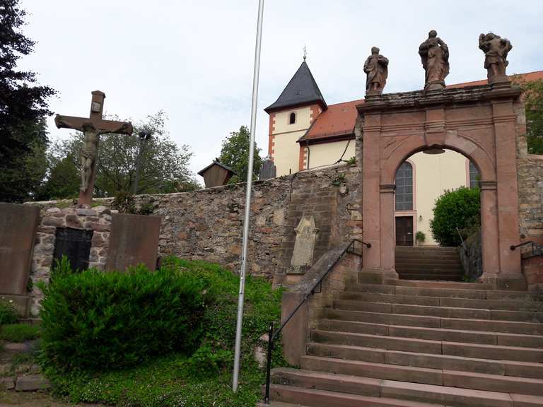 Naturfriedhof Bischling – St.-Vitus-Kirche (Sailauf) Runde von Sailauf ...