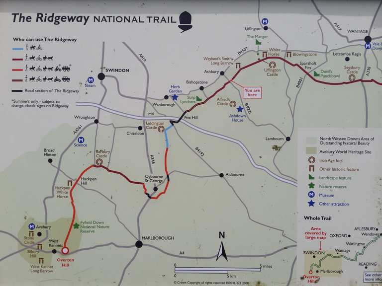 MTB Ridgeway White Roads segment Mountain Bike Trails & Tracks | Komoot