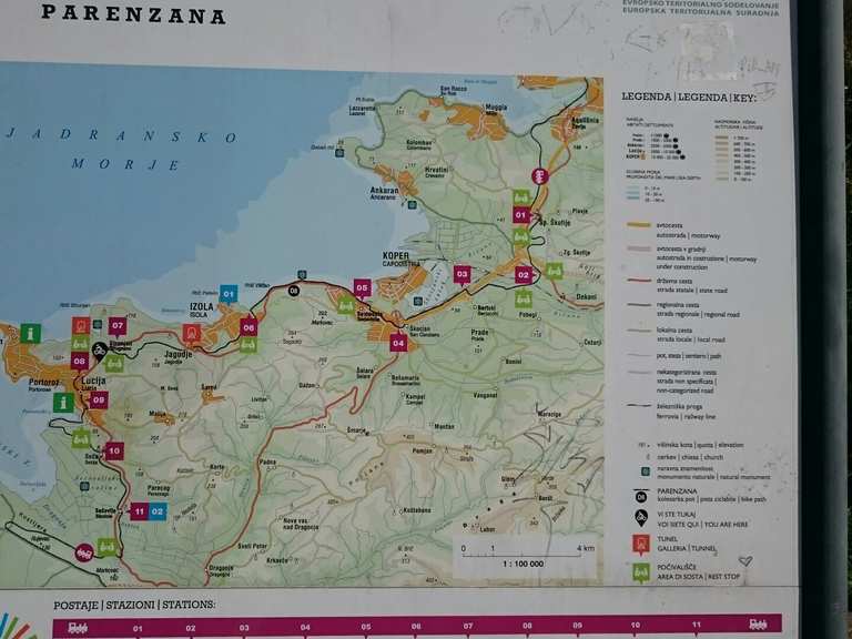 Tunnel Portoroz - Strunjan Cycle Routes and Map | Komoot