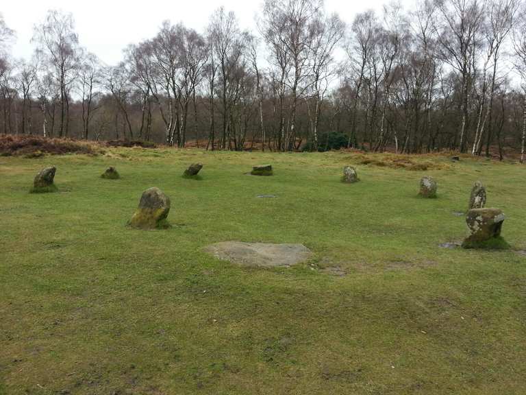 Nine Ladies Stone Circle Routes for Walking and Hiking | Komoot