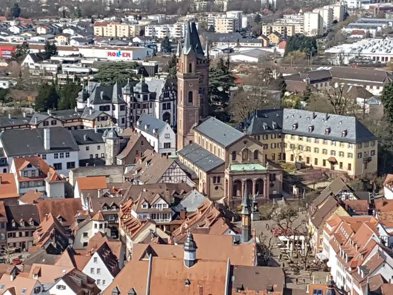 Burg-Ruine Windeck nähe Weinheim Bergstraße: Mountainbike-Touren und ...