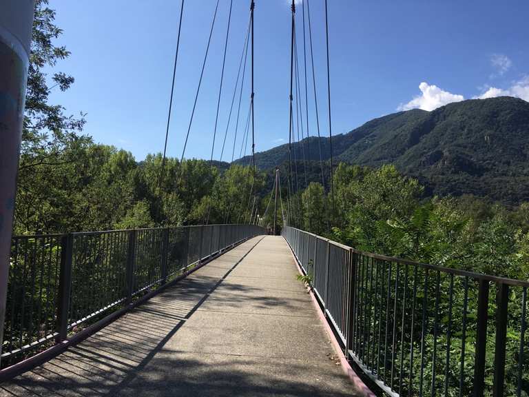 Lago Maggiore Arcegno – Brücke über den Melezza Itinerario ad anello da ...